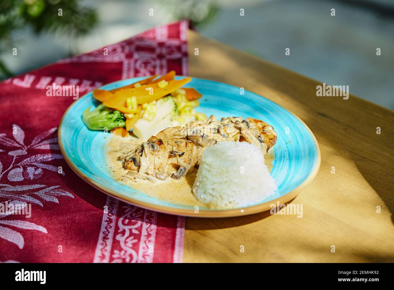 Fish and rice on plate hi-res stock photography and images - Alamy