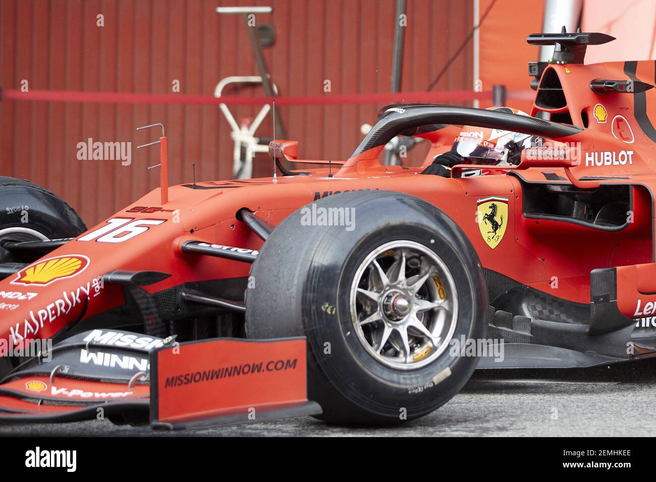 Charles Leclerc (Scuderia Ferrari Mission Winnow) SF90 car, seen in ...