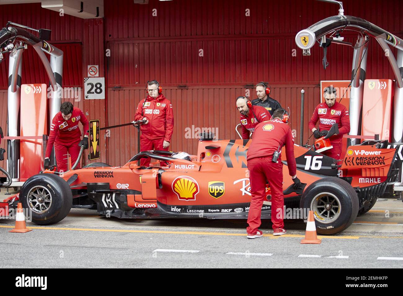 Charles Leclerc (Scuderia Ferrari Mission Winnow) SF90 car, seen in ...