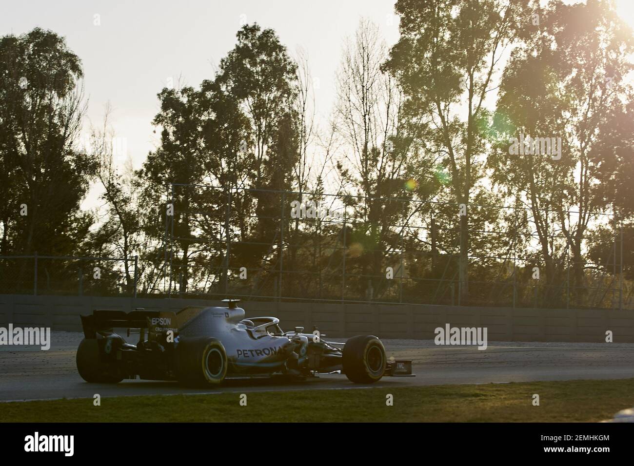 Lewis Hamilton (Mercedes AMG Petronas Motosport) W10 car, seen in ...