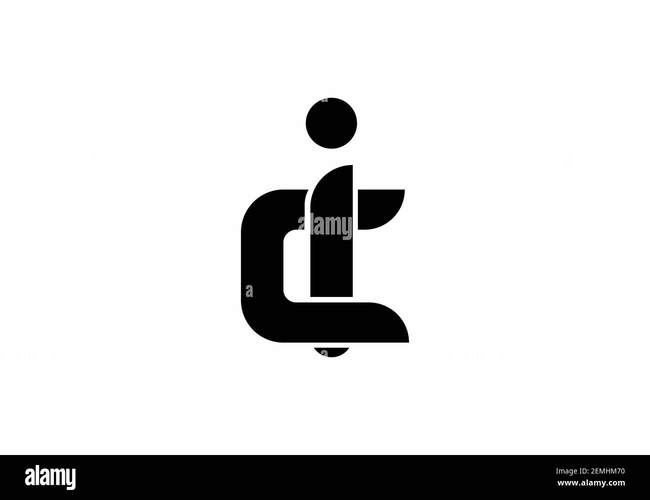 Black iC initial letter design Stock Vector Image & Art - Alamy