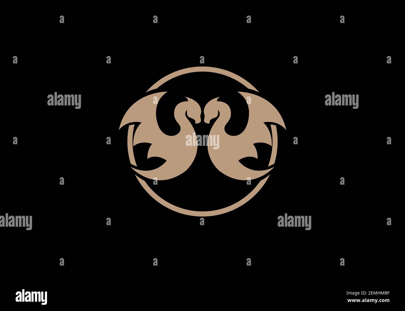 Dragon curve Stock Vector Images - Alamy