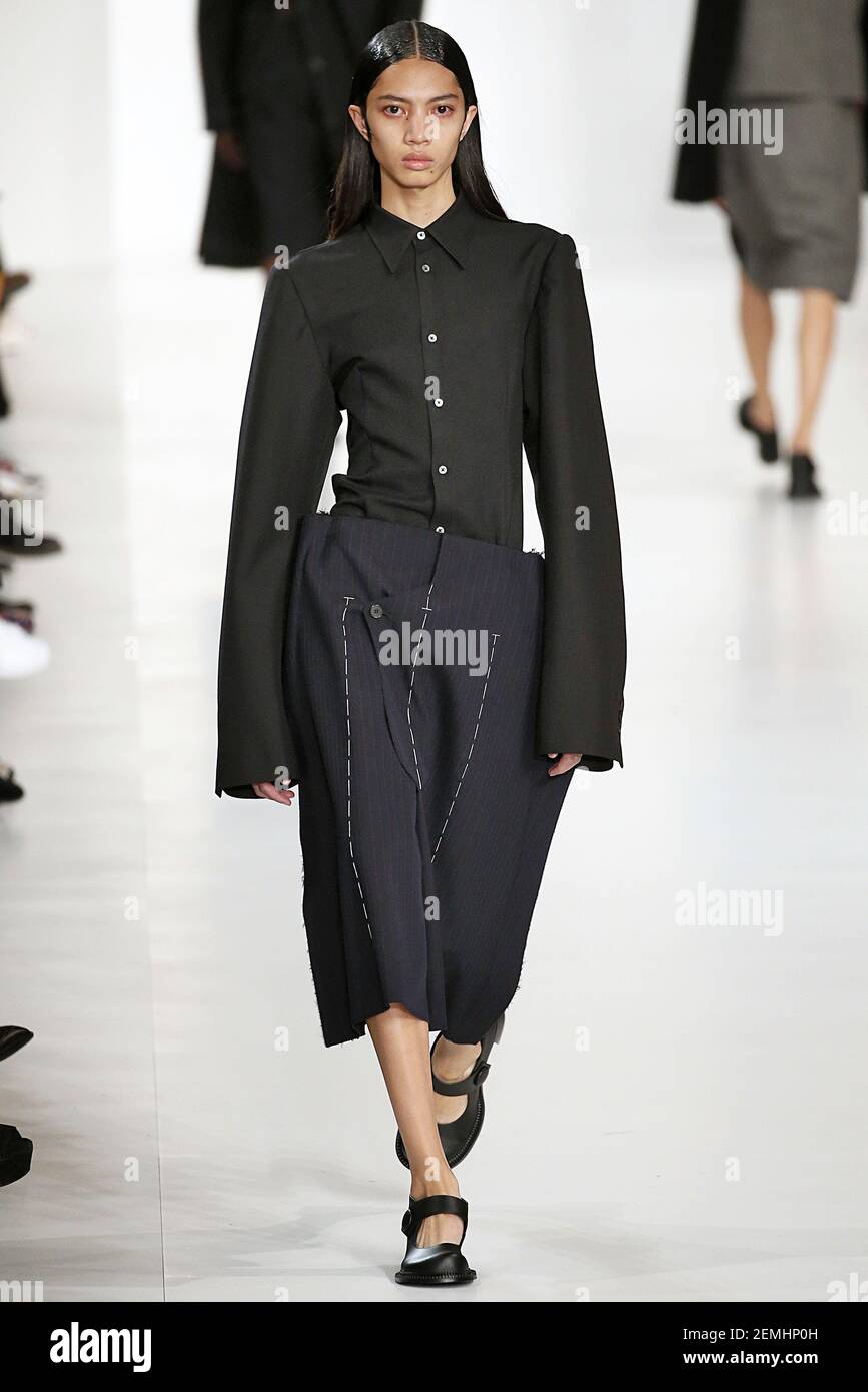 Model Noah Carlos walks on the runway during the Maison Margiela Ready ...