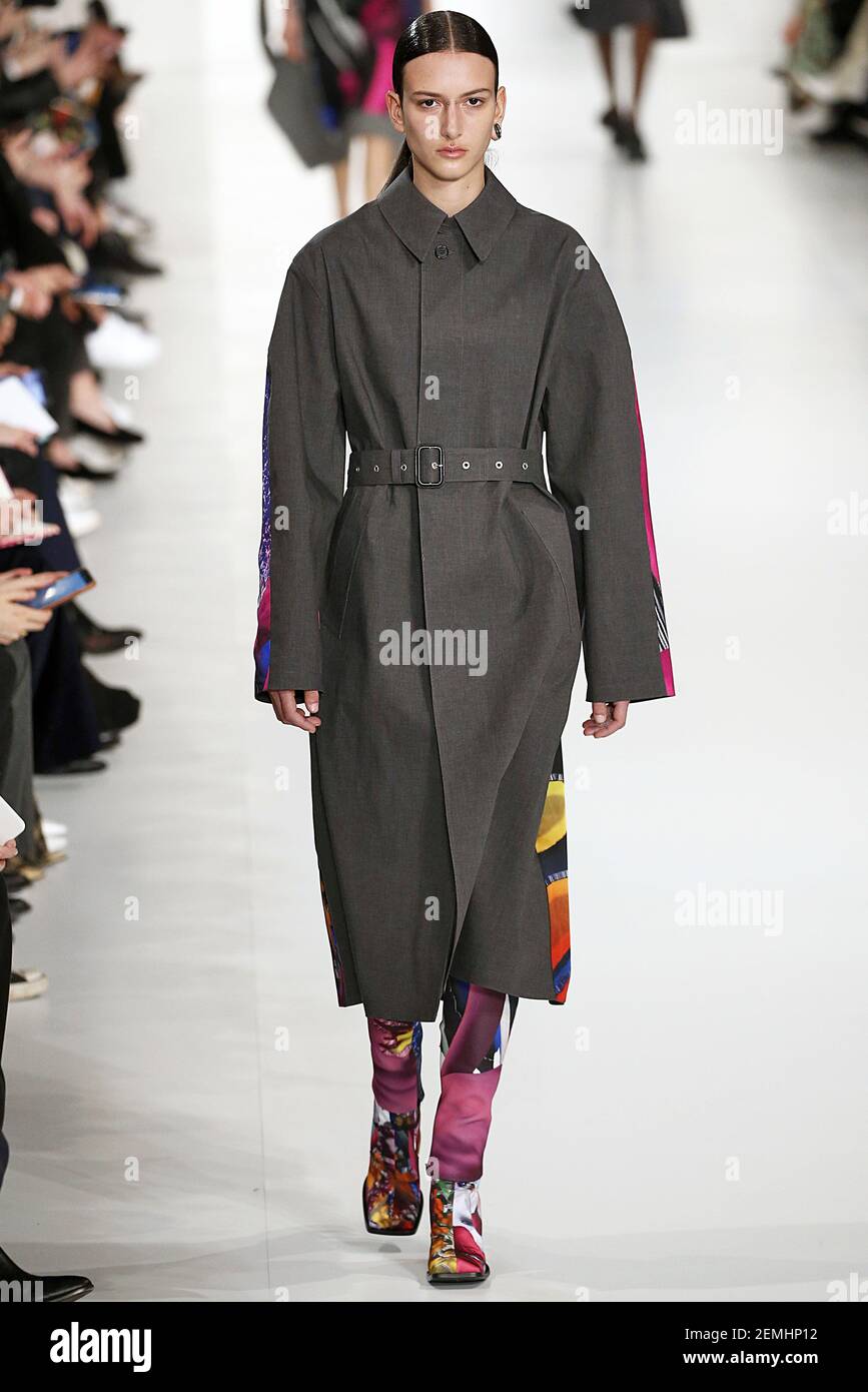 Model Chai Maximus walks on the runway during the Maison Margiela Ready ...