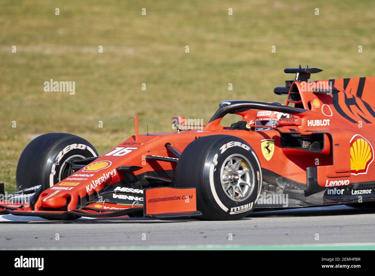 Charles Leclerc (Scuderia Ferrari Mission Winnow) SF90 car, seen in ...
