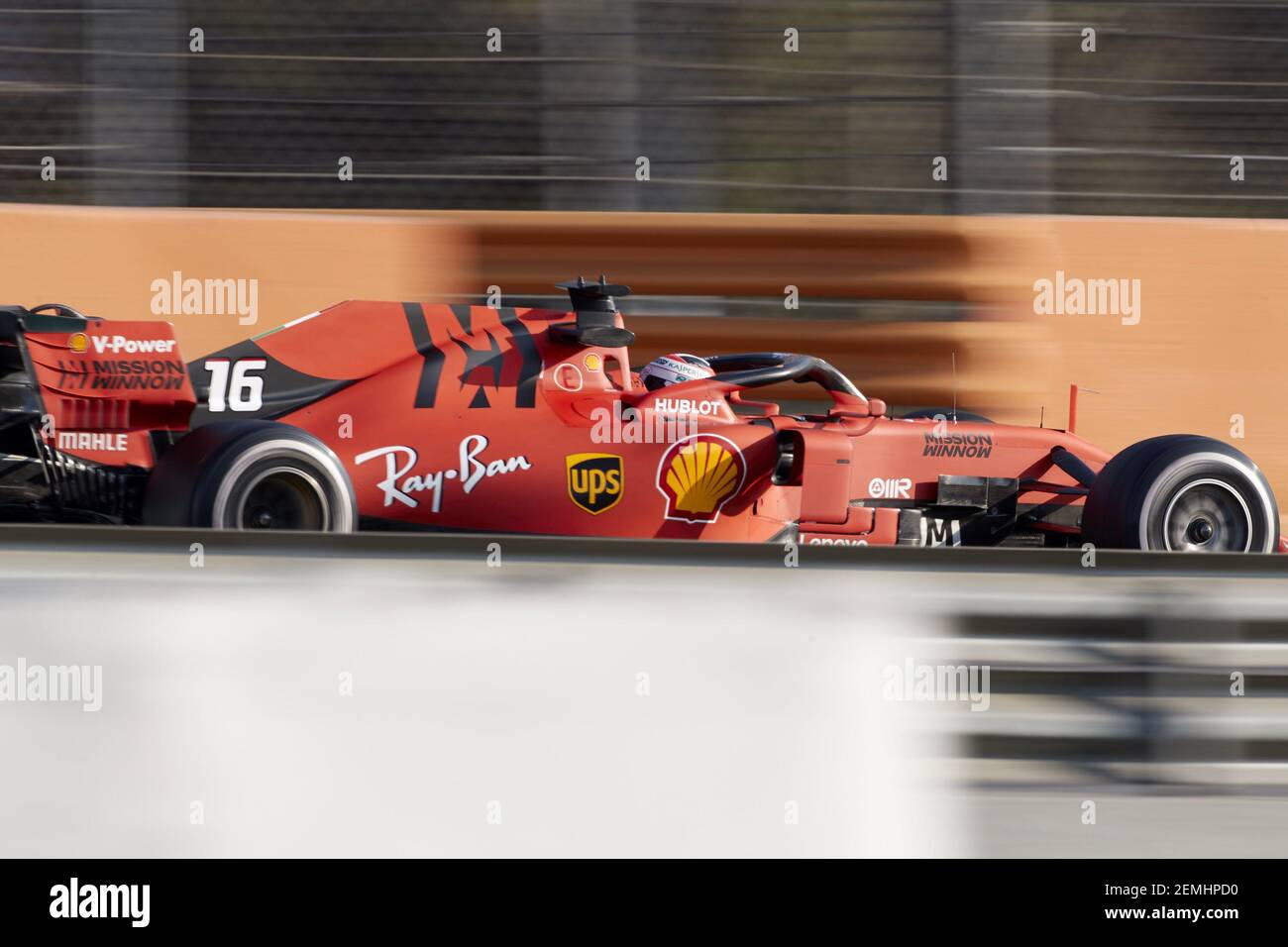 Charles Leclerc (Scuderia Ferrari Mission Winnow) SF90 car, seen in ...