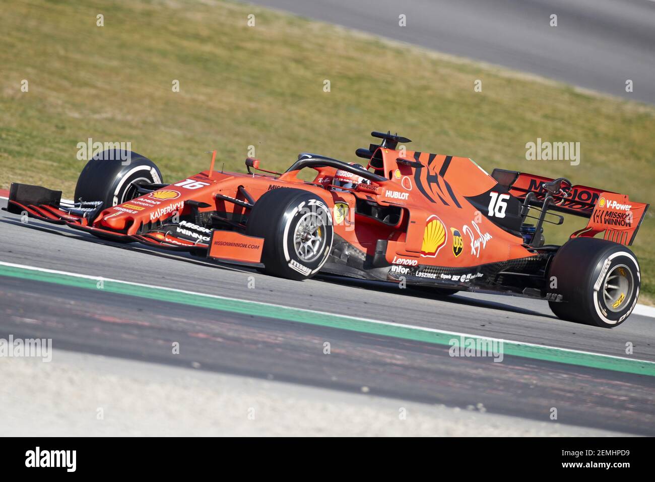 Charles Leclerc (Scuderia Ferrari Mission Winnow) SF90 car, seen in ...