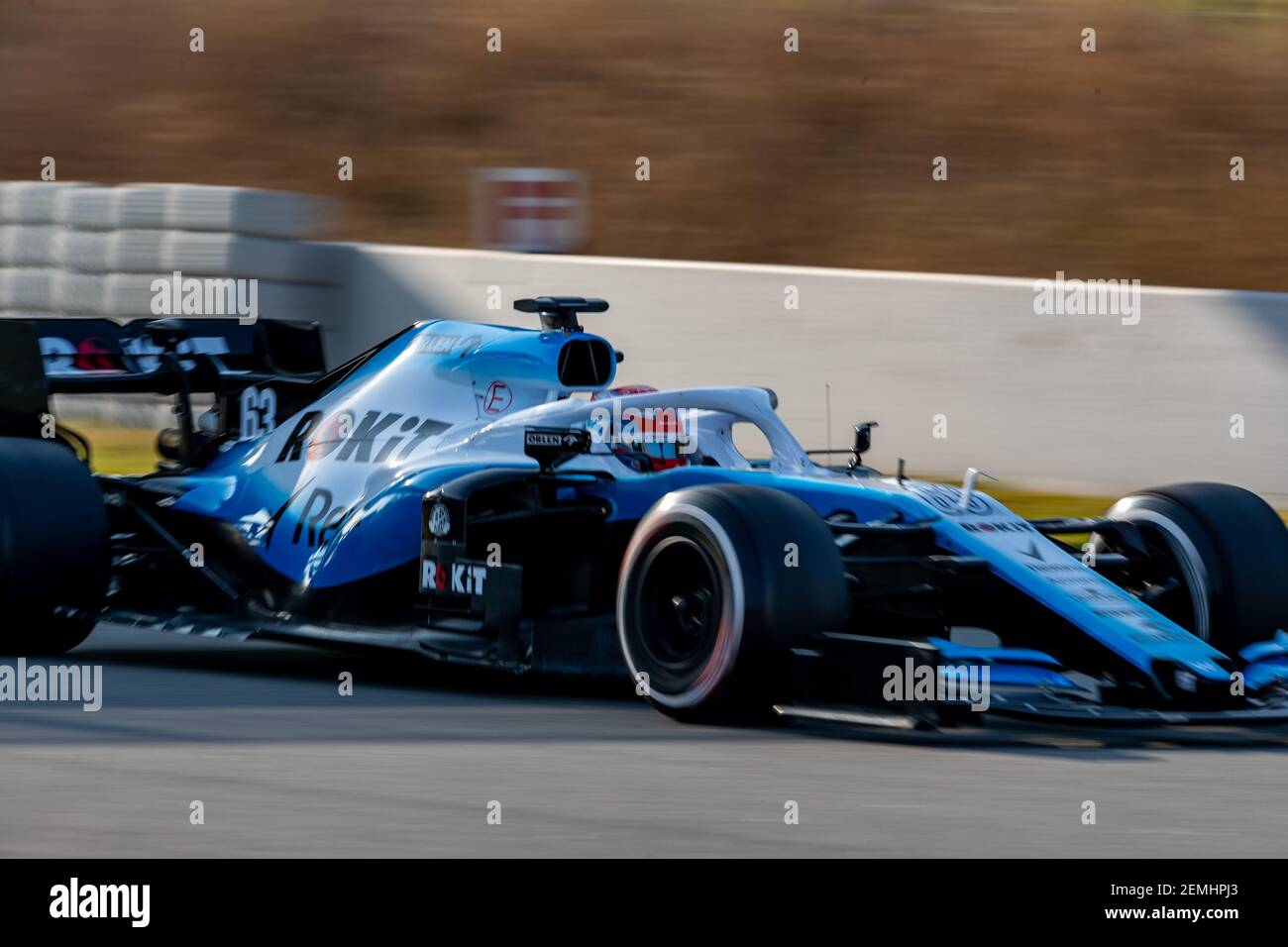 George Russell of Williams F1 Racing Team seen in action during the 3rd ...