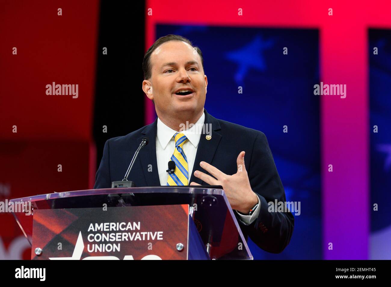 U.S. Senator Mike Lee (R-UT) at the American Conservative Union's ...