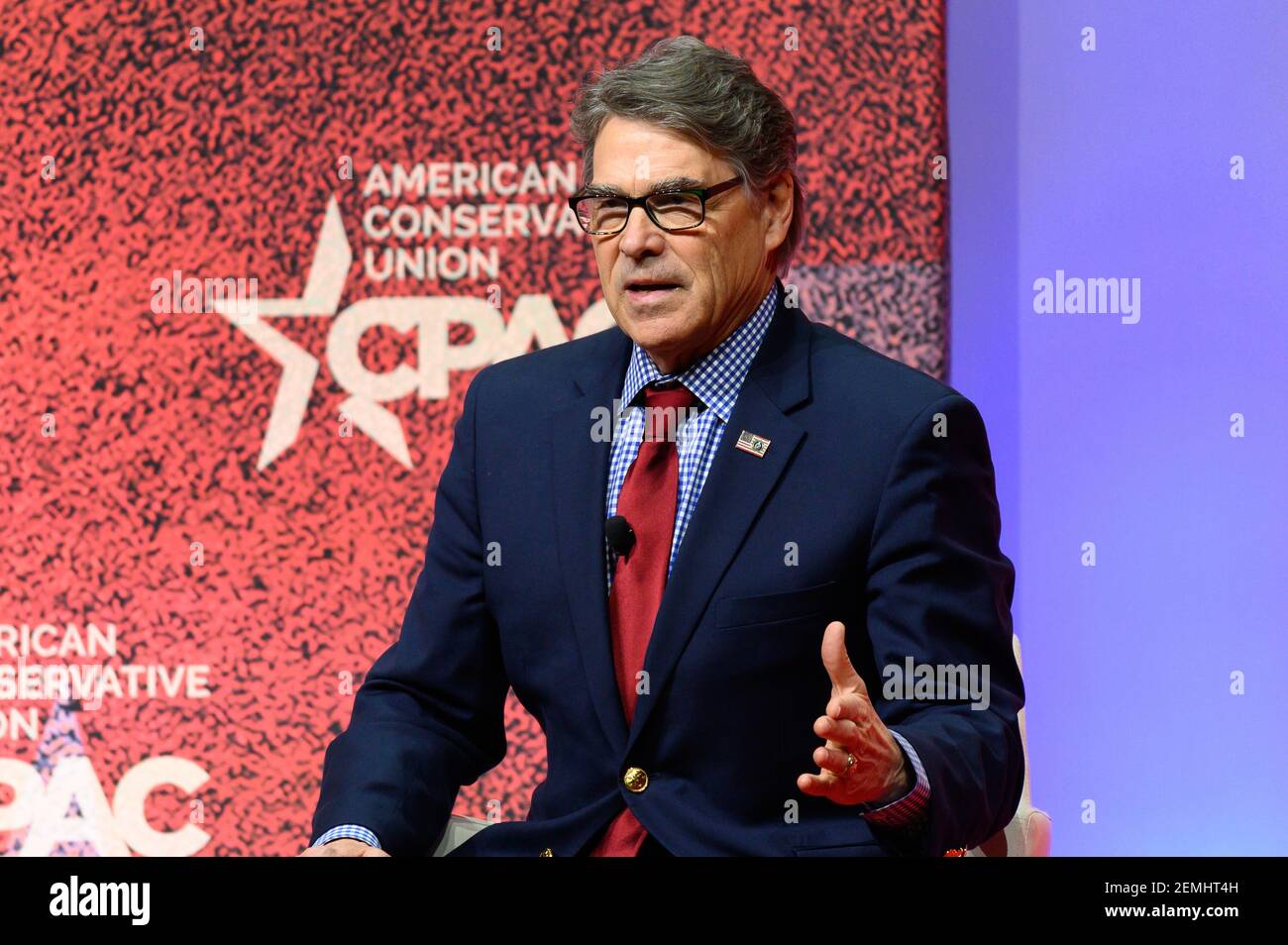 Rick Perry, United States Secretary of Energy, at the American ...