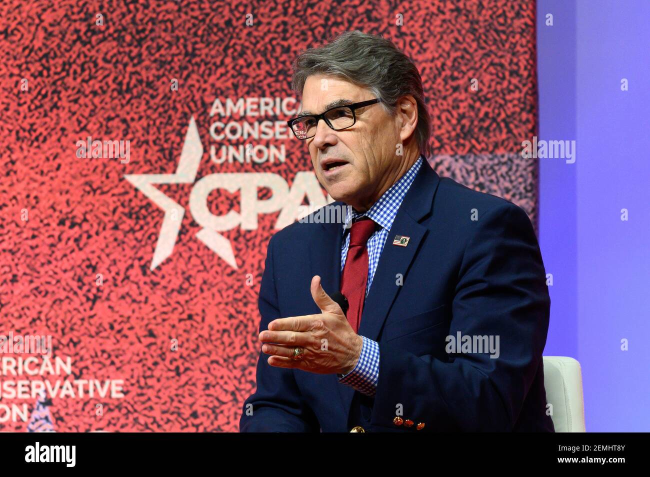 Rick Perry, United States Secretary of Energy, at the American ...