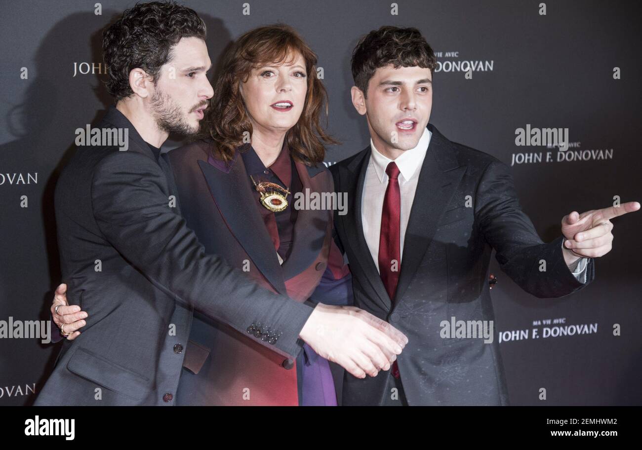 Kit Harington, Susan Sarandon and Xavier Dolan seen during the premier ...