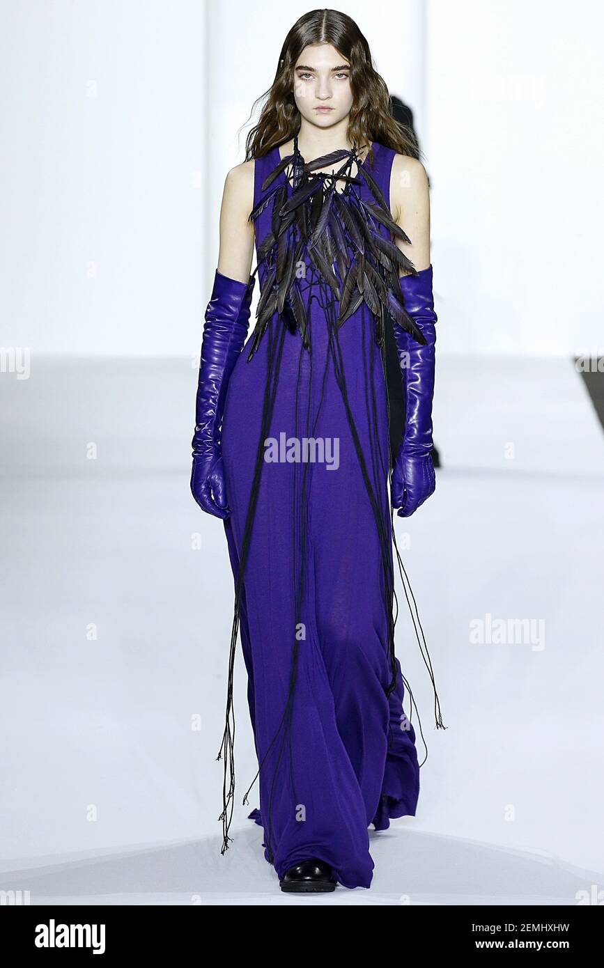 Ratner walks on the runway during the Ann Demeulemeester Ready To Wear ...