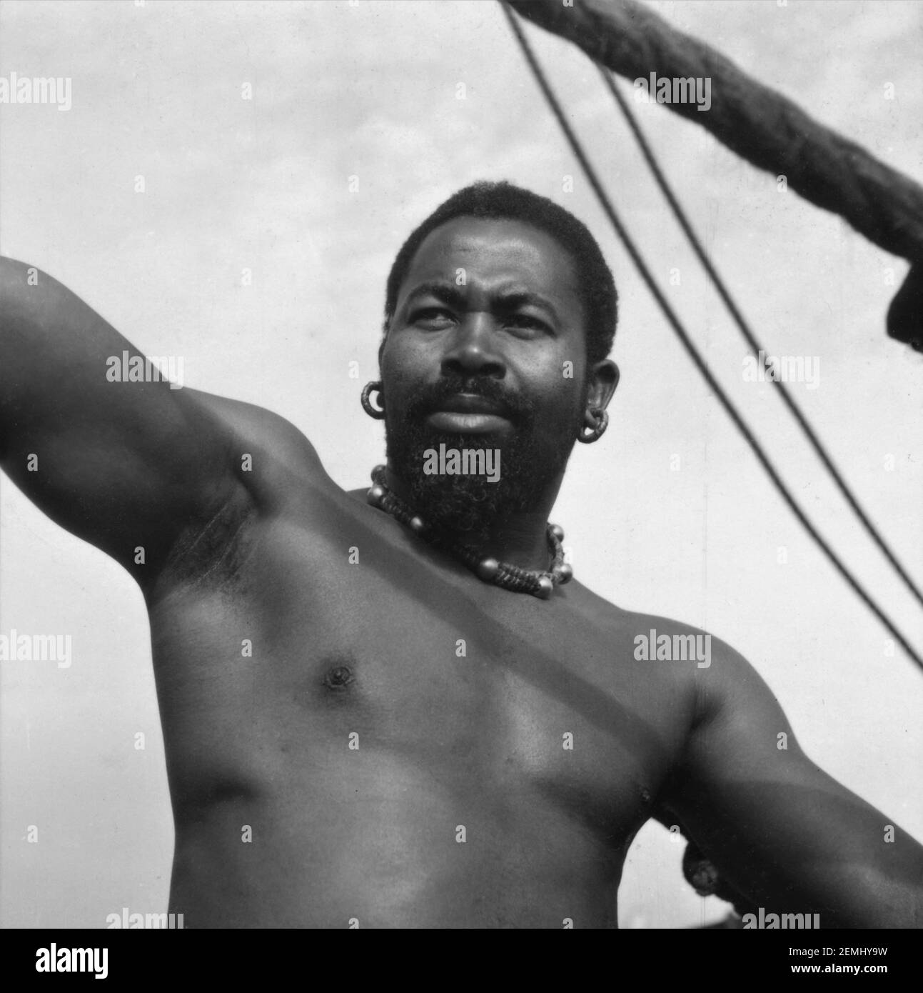 EDRIC CONNOR Portrait as Daggoo in MOBY DICK 1956 director JOHN HUSTON ...