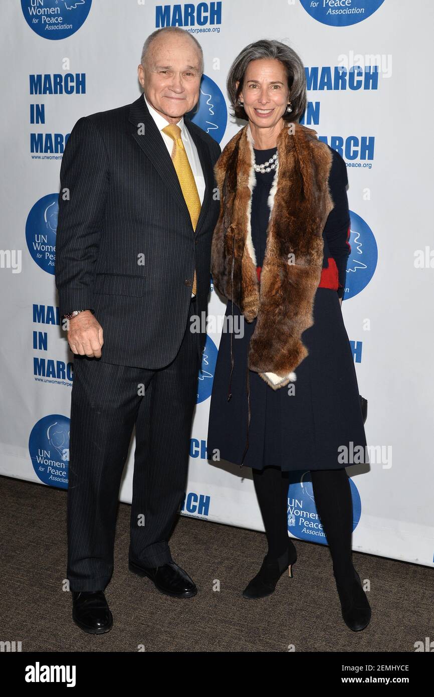 (L-R) Former NYPD Commissioner Ray Kelly and Alice Tisch attend the UN ...