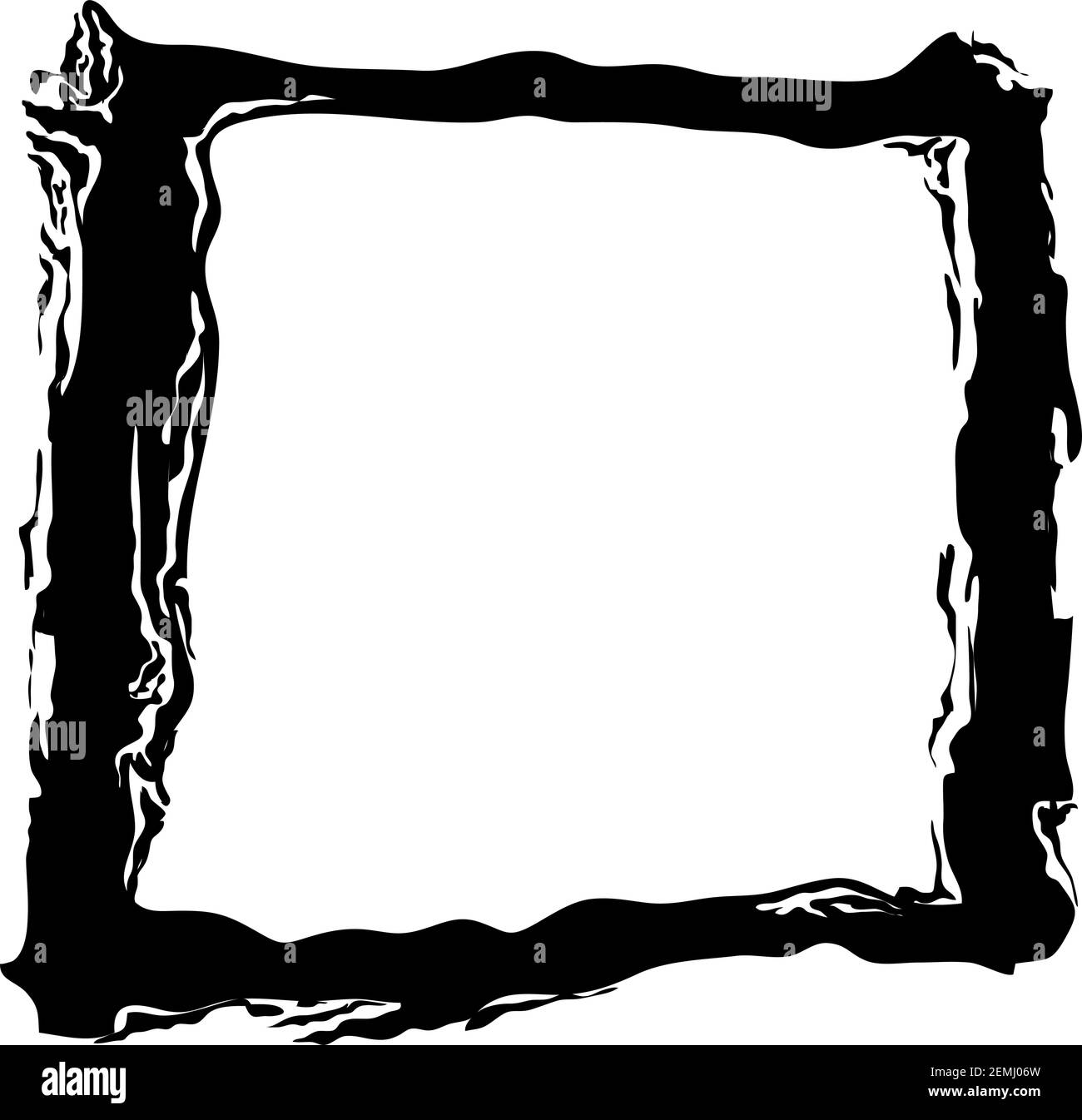 square black ink brush stroke Stock Vector Image & Art - Alamy