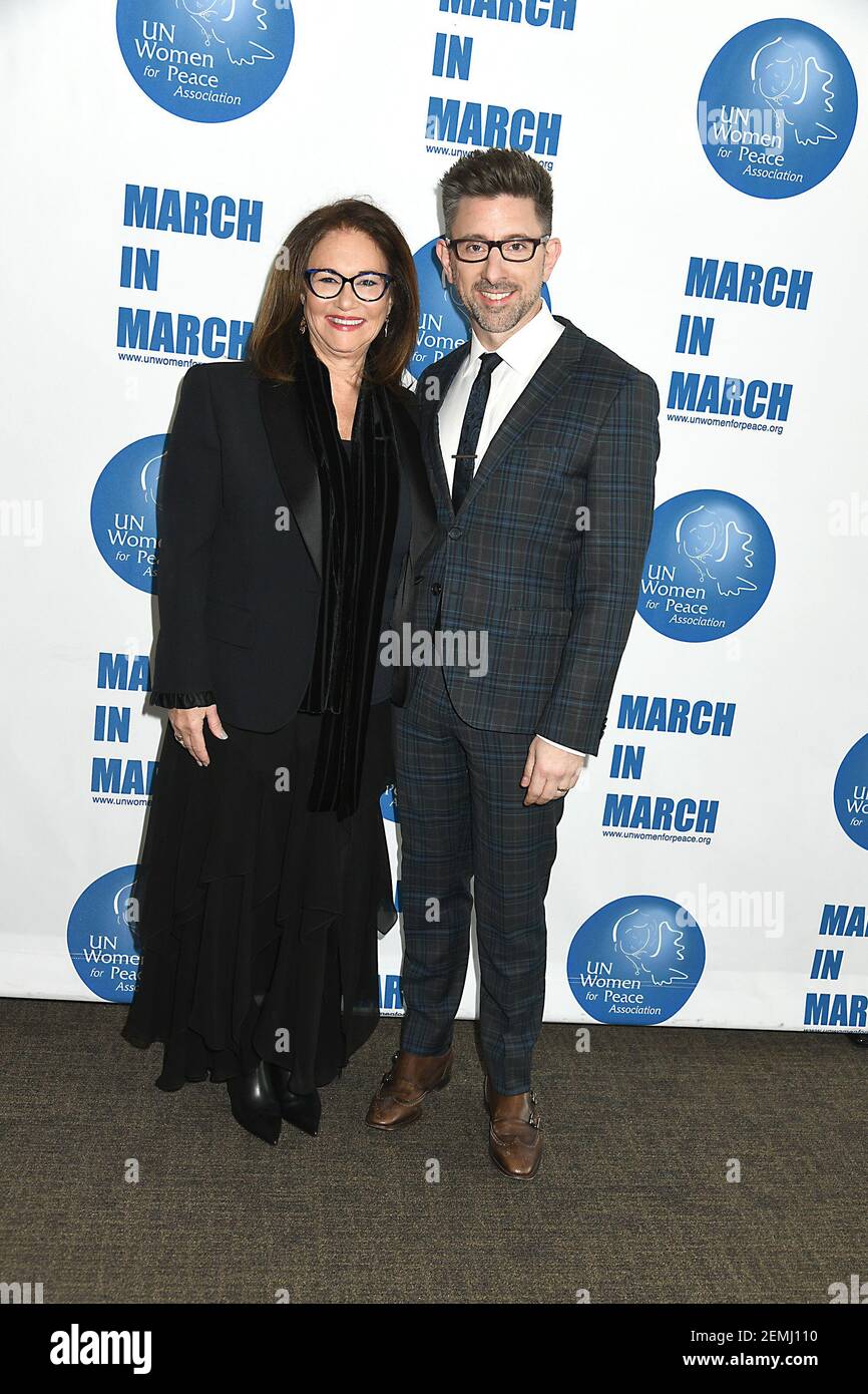 Honorees Dr Robin Stern and Dr Marc Brackett attend the UN Women For ...