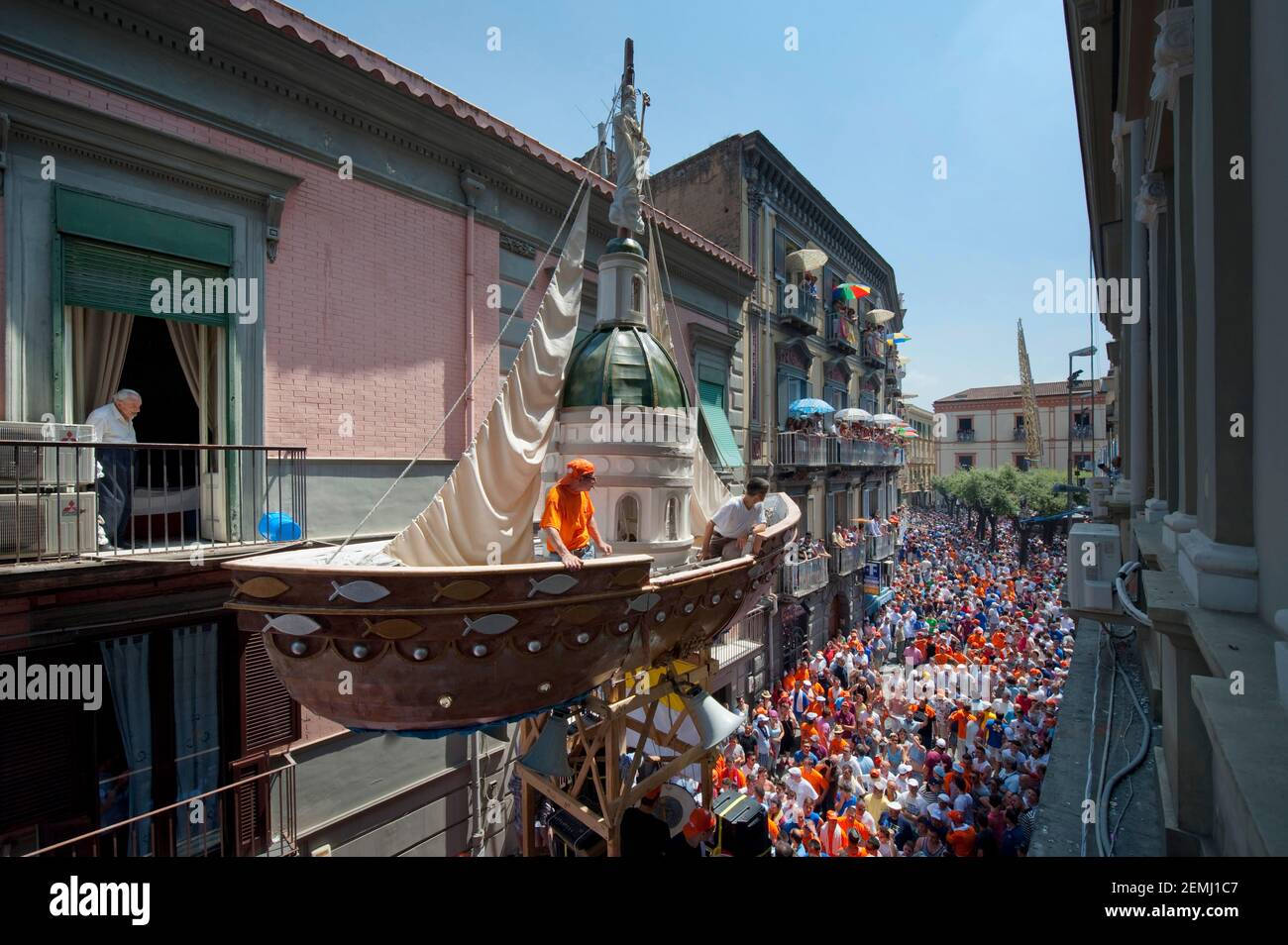 The Lily Festival (Festa dei Gigli ). A religious festival in Nola ...