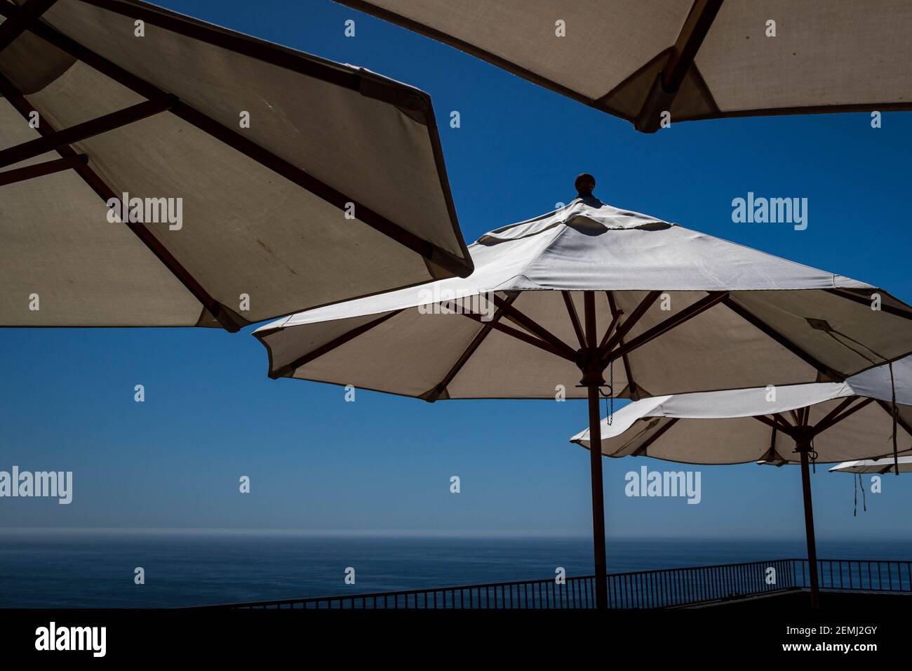 Parasols in the sunshine, California Stock Photo - Alamy
