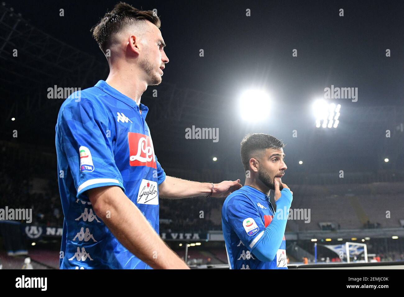 Fabian Ruiz , Lorenzo Insigne of Napoli dejection Napoli 03-03-2019 ...
