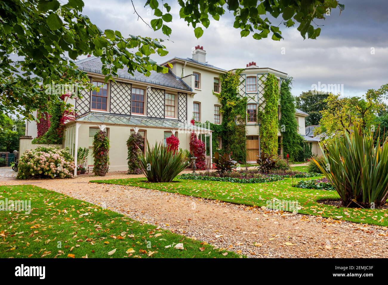 Down House, the home of Charles Darwin in Downe, London Borough of ...