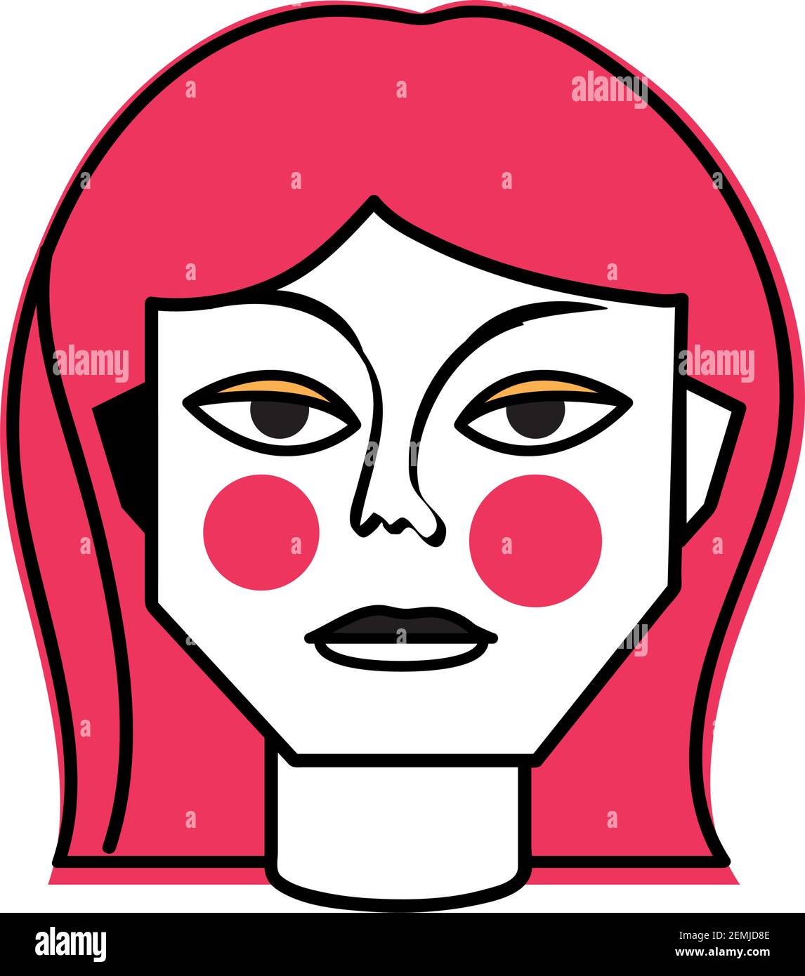 Surreal model Stock Vector Images - Alamy