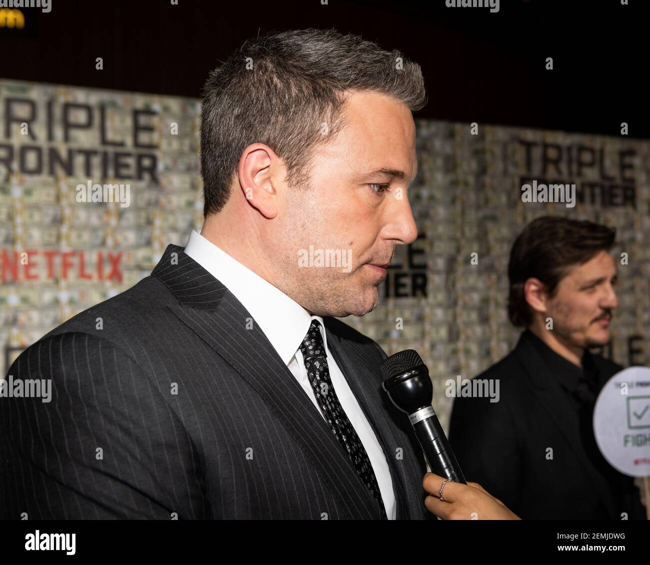 Ben Affleck at the premiere of the movie Triple Frontier held at Jazz ...