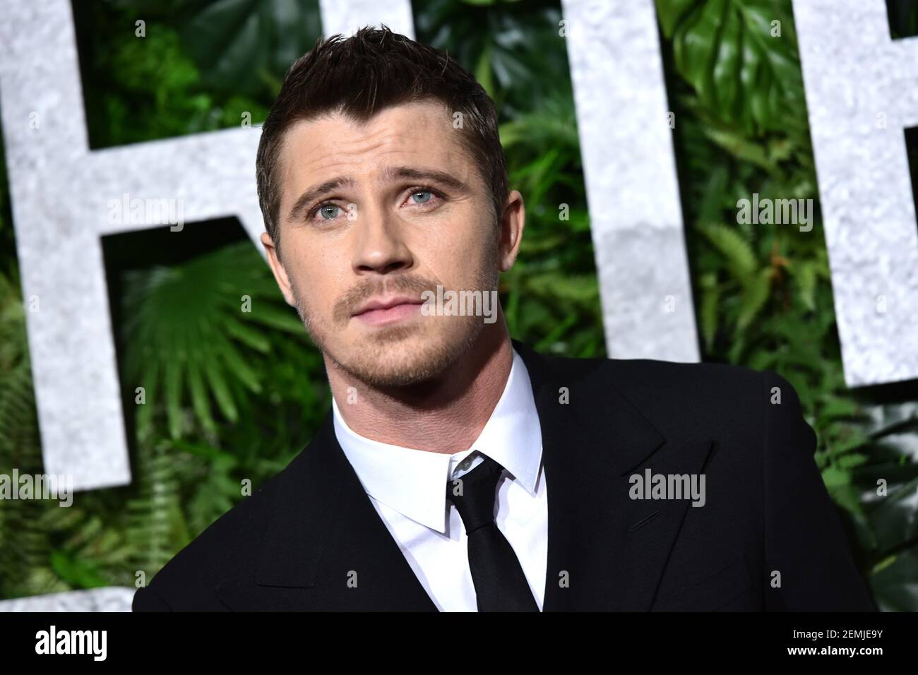 Actor Garrett Hedlund attends the "Triple Frontier" World Premiere at ...