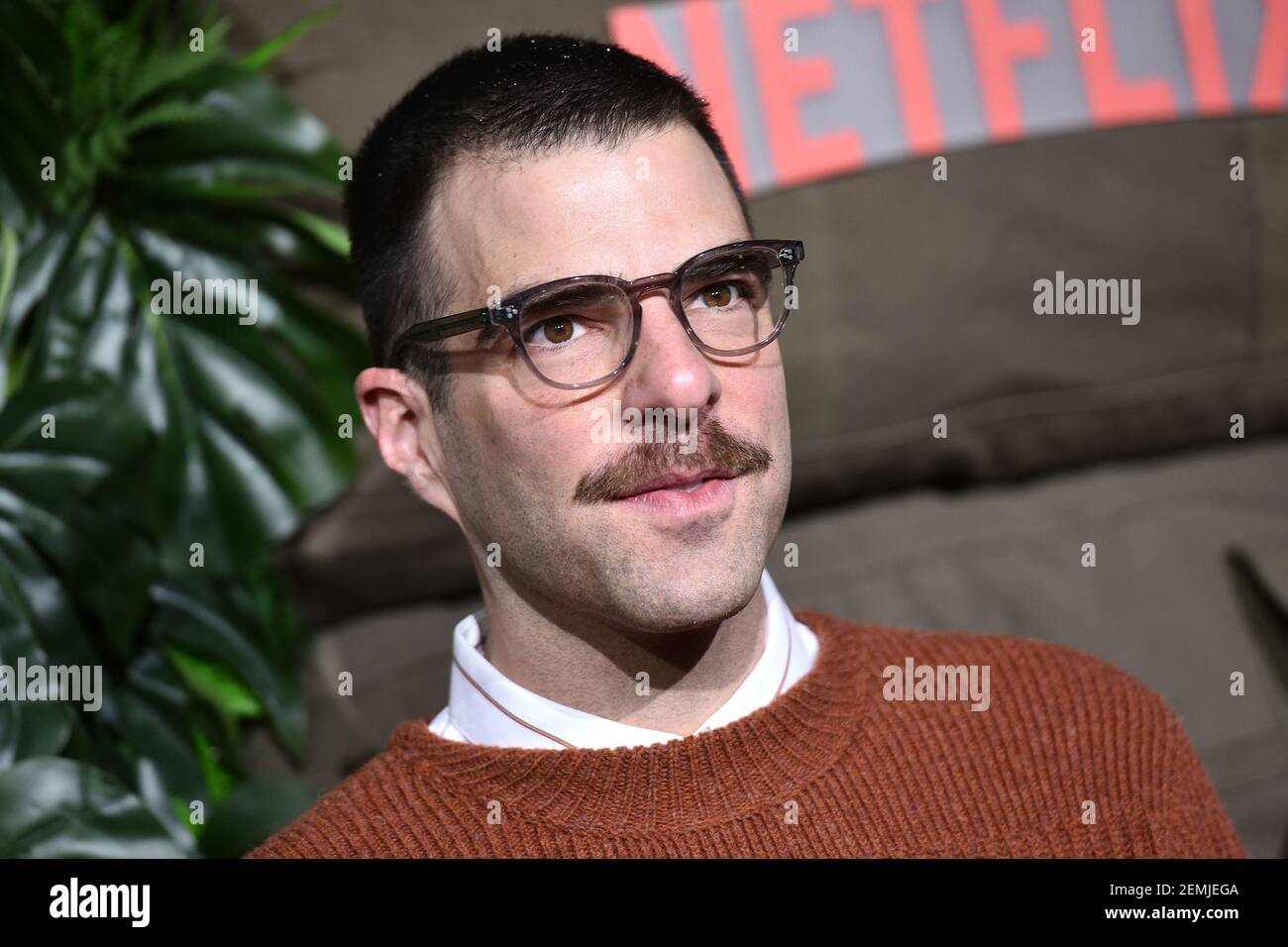 Actor Zachary Quinto attends the "Triple Frontier" World Premiere at ...