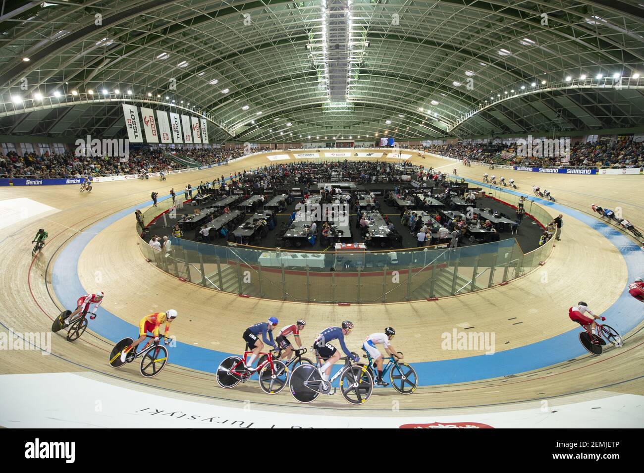 Men’s madison race, UCI Track Cycling World Championships, Pruszkow ...