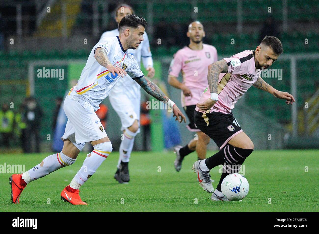 Aleksandar Trajkovski in action during the serie B match between US ...