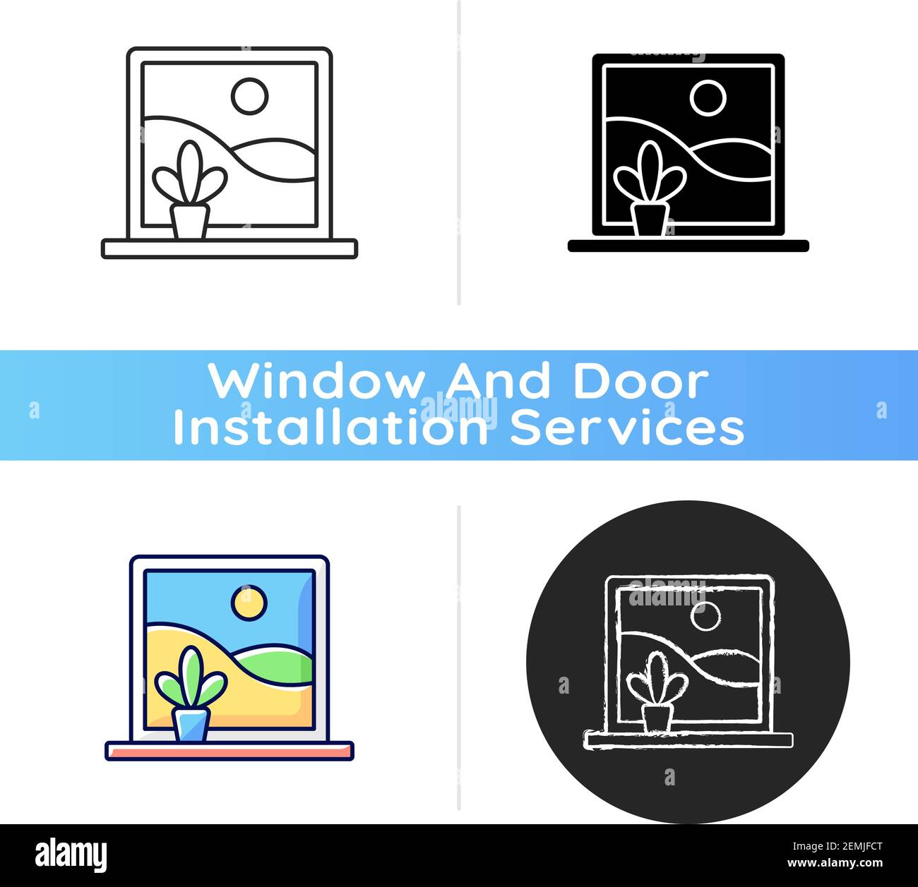 Without installation Stock Vector Images - Alamy