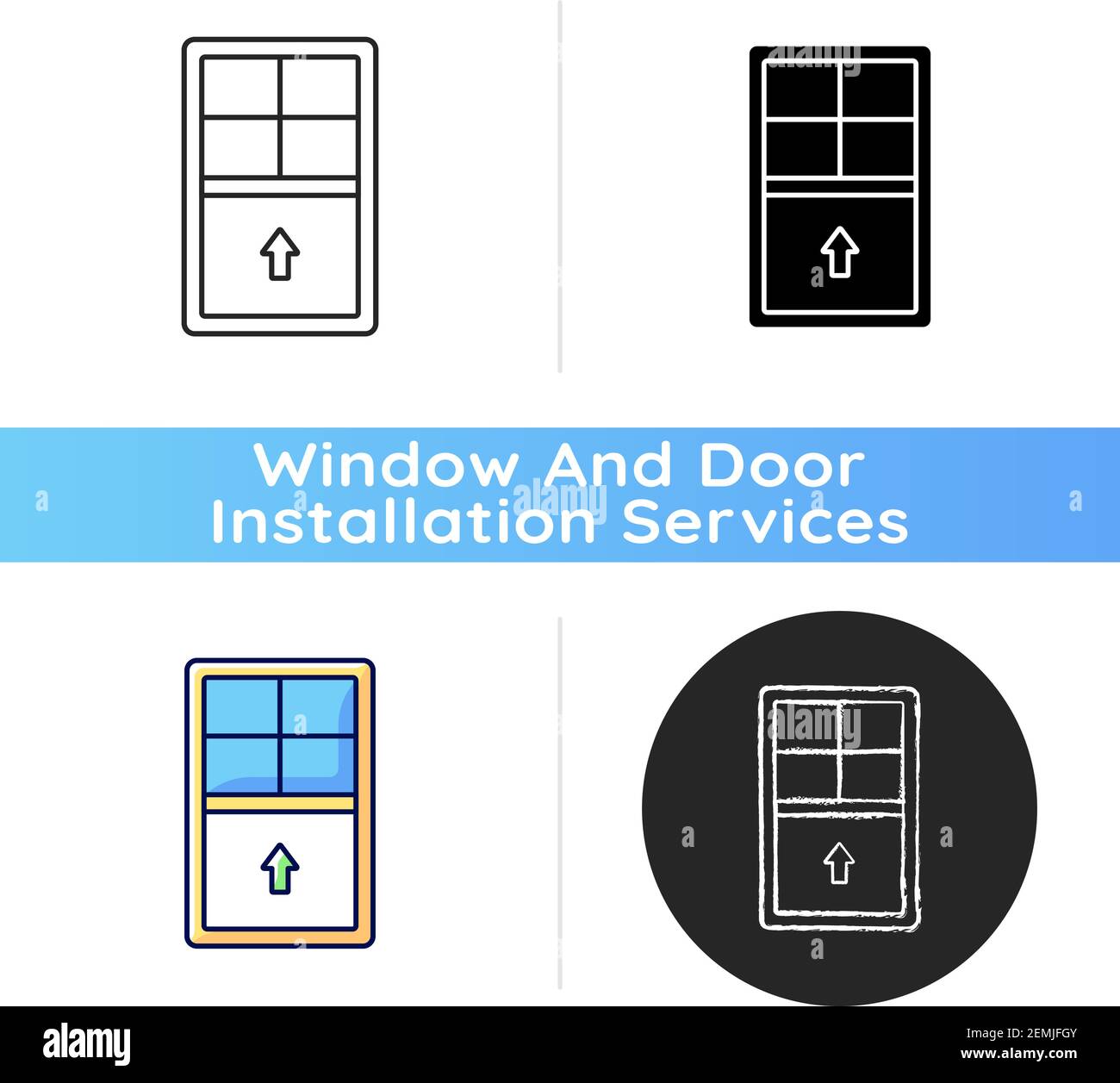 Single-hung windows icon Stock Vector Image & Art - Alamy