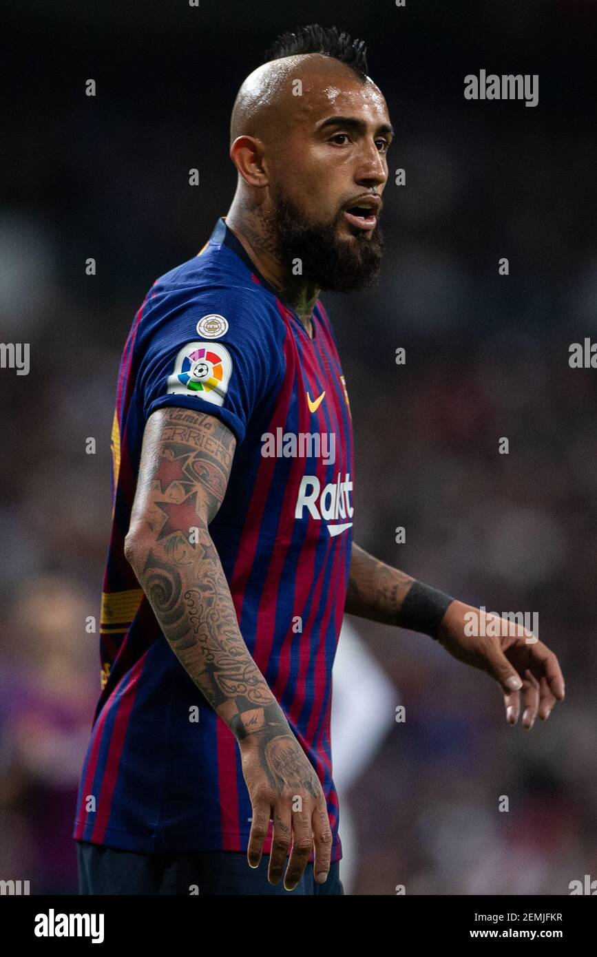 Arturo Vidal of FC Barcelona during the match between Real Madrid vs FC ...