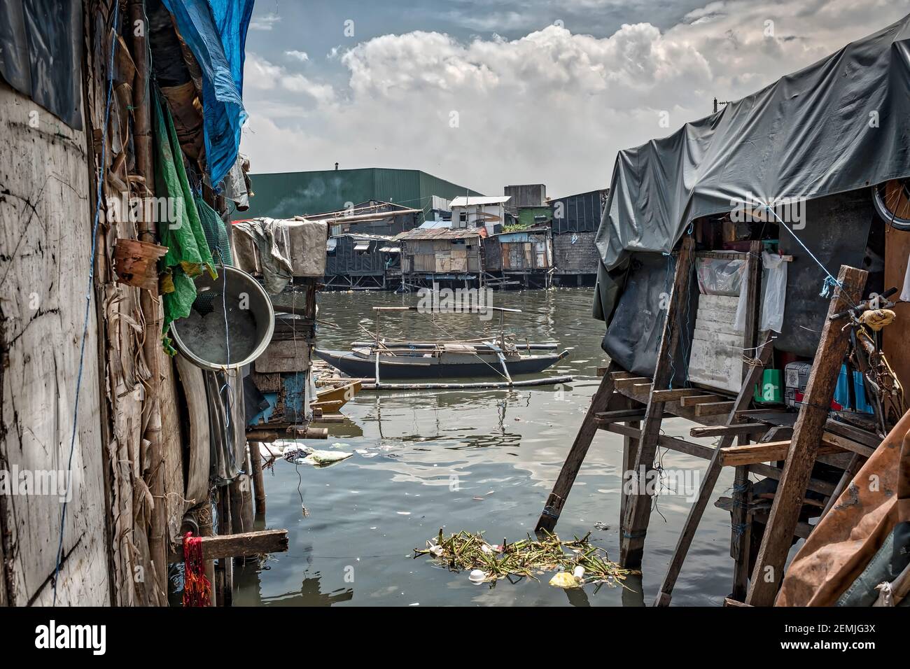 Tondo, slum, Manila, Philippines, bidonville Stock Photo - Alamy