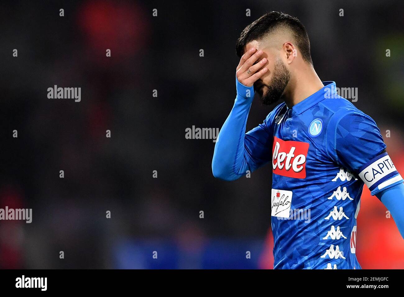 Dejection of Lorenzo Insigne of Napoli Napoli 03-03-2019 Stadio San ...