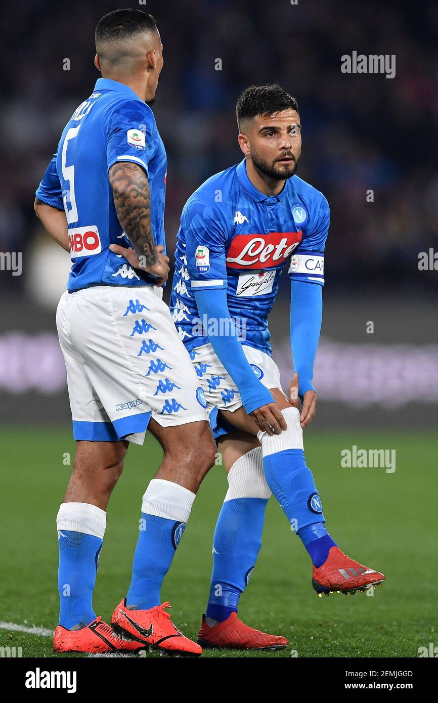 Allan and Lorenzo Insigne of Napoli Napoli 03-03-2019 Stadio San Paolo ...