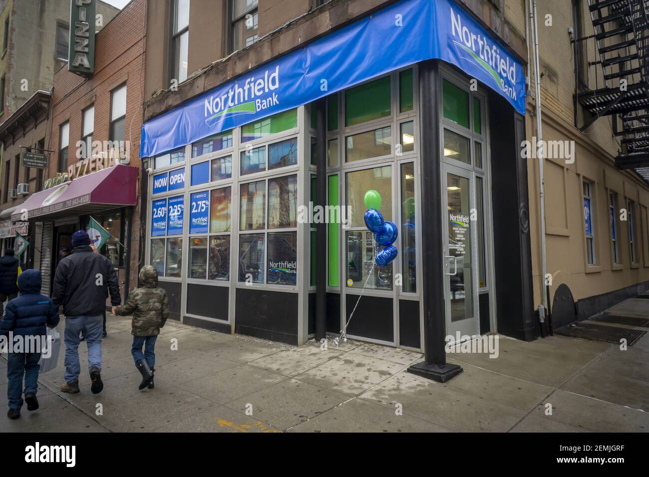 Grand opening of a new branch of New Jersey-based Northfield Bank in ...