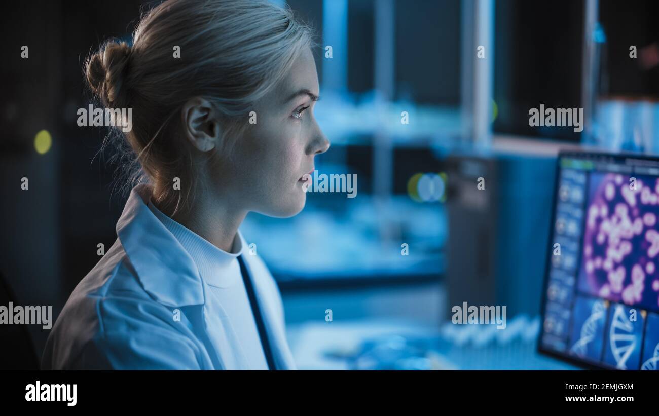Microbiology lab computer hi-res stock photography and images - Alamy