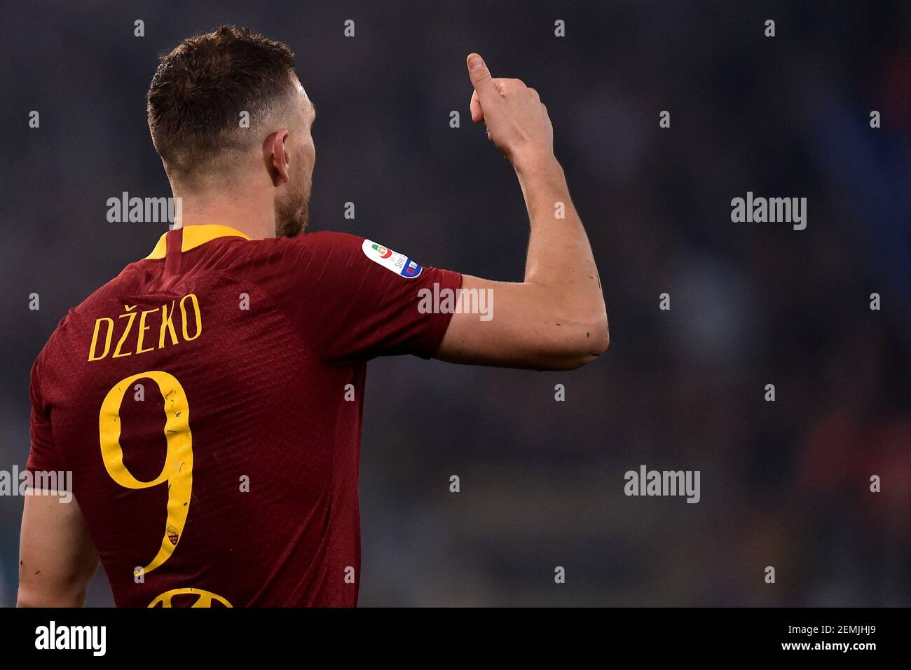 Edin Dzeko of AS Roma Roma 2-3-2019 Stadio Olimpico Football Serie A ...