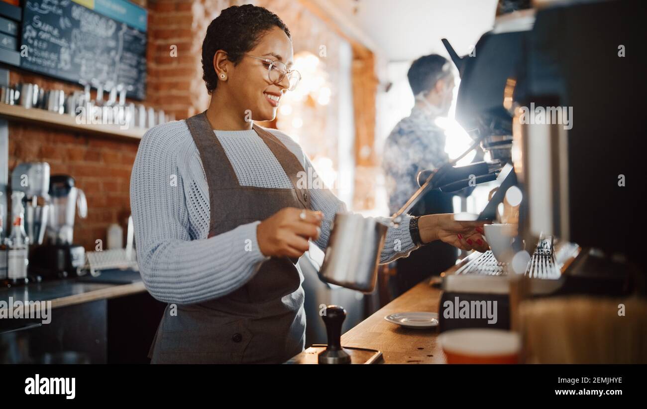 Happy Restaurant Employee