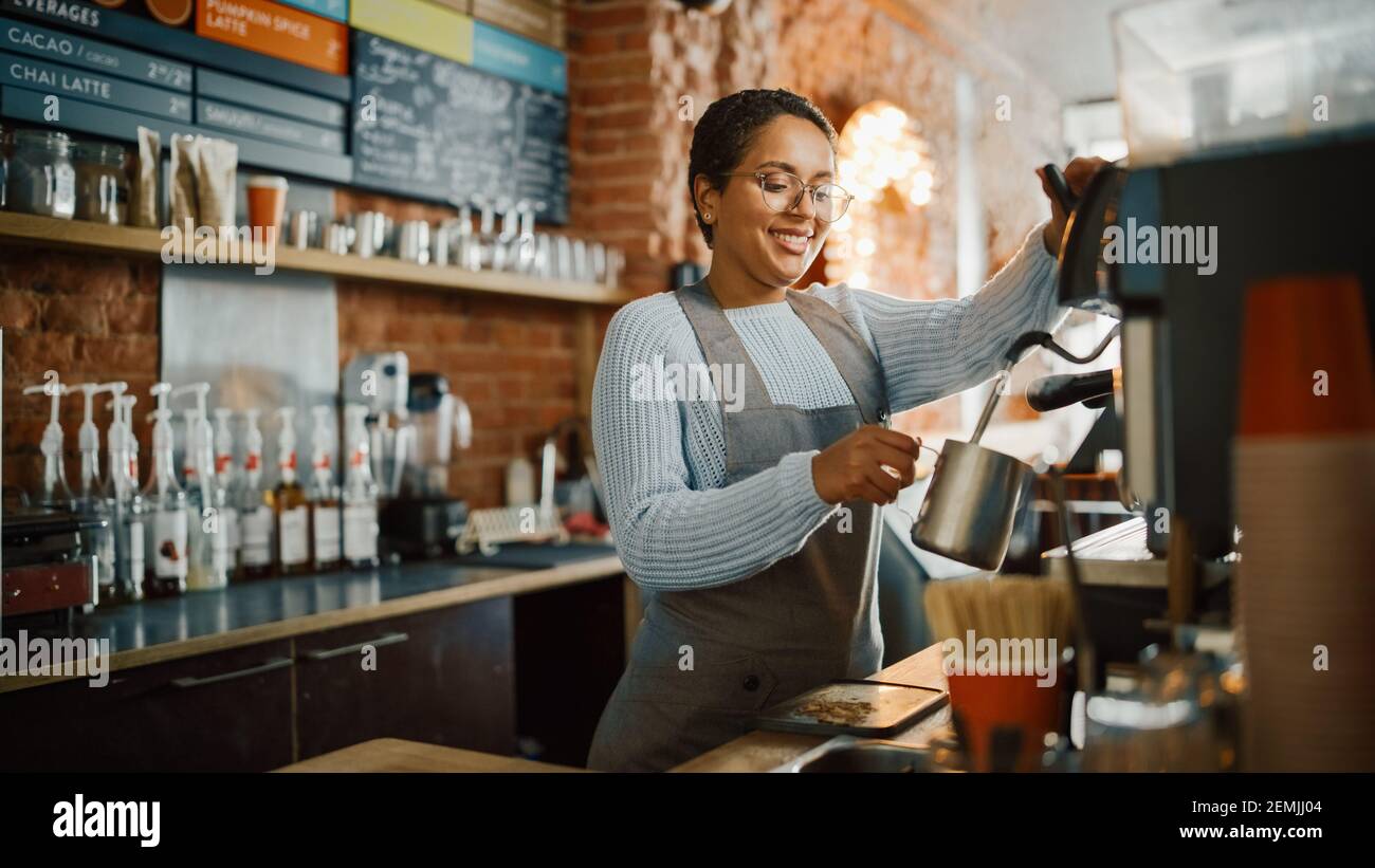 Employee cashier counter hi-res stock photography and images - Alamy