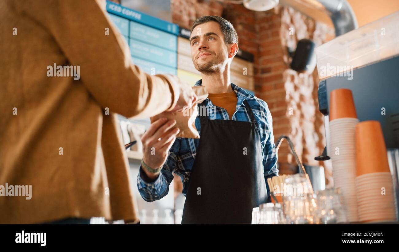 Coffee shop interior barista hi-res stock photography and images - Alamy