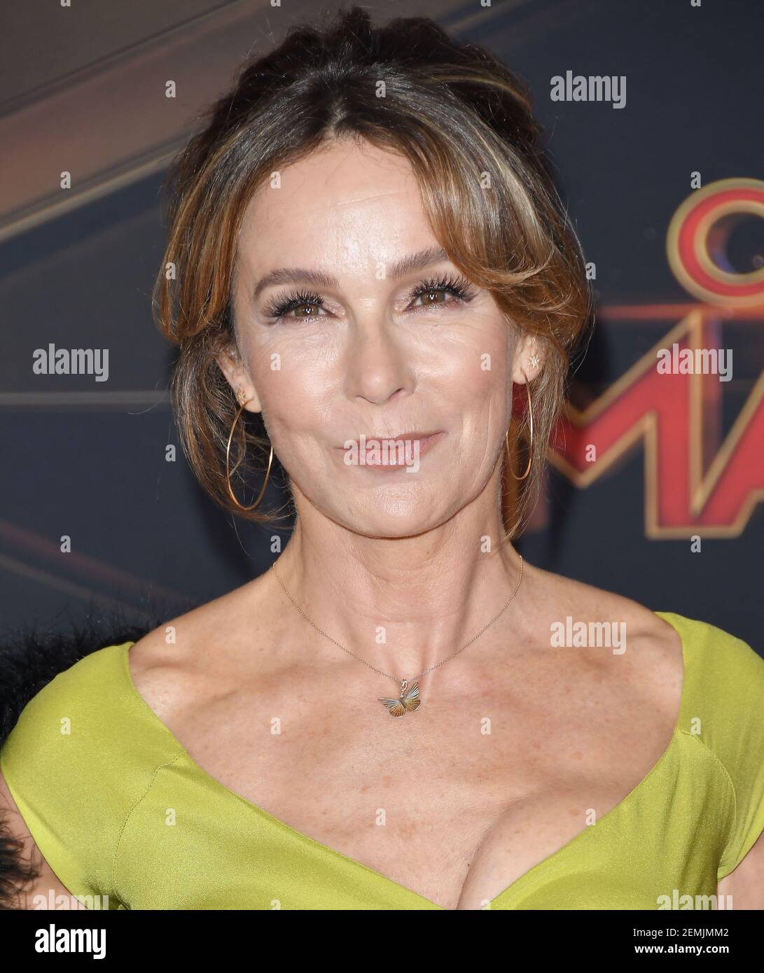 Jennifer Grey arrives at the Marvel Studios "Captain Marvel" Los ...