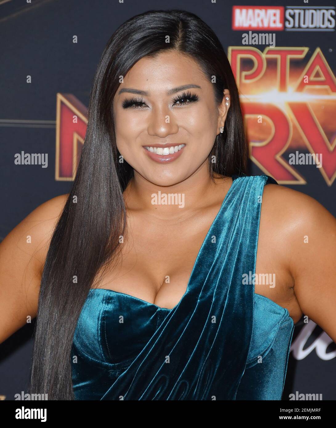 Remi Cruz arrives at the Marvel Studios "Captain Marvel" Los Angeles ...