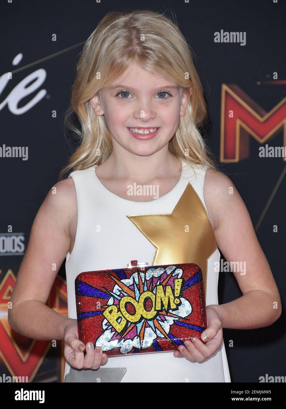 London Fuller arrives at the Marvel Studios "Captain Marvel" Los ...