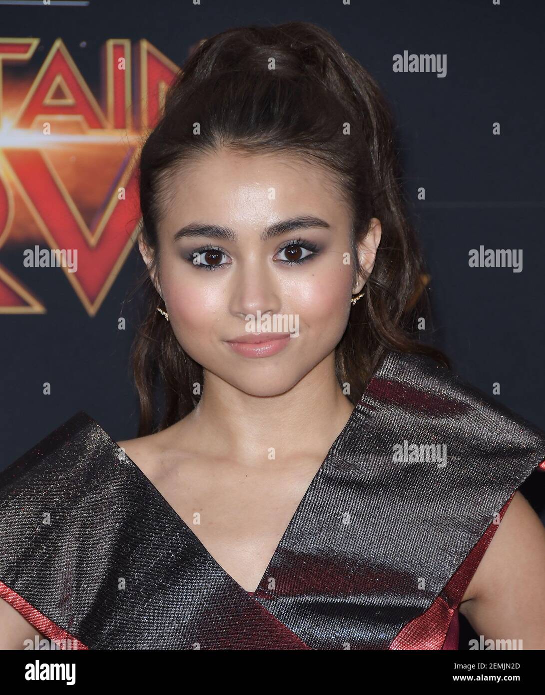 Ciara Riley Wilson arrives at the Marvel Studios "Captain Marvel" Los ...