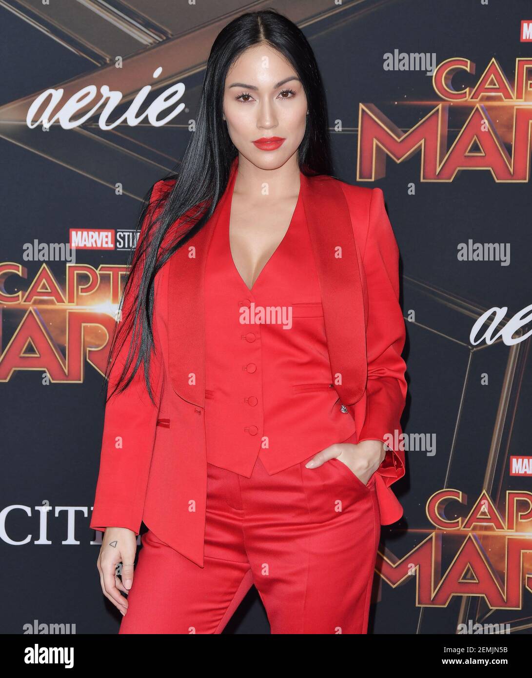 Stephanie Shepherd arrives at the Marvel Studios "Captain Marvel" Los ...