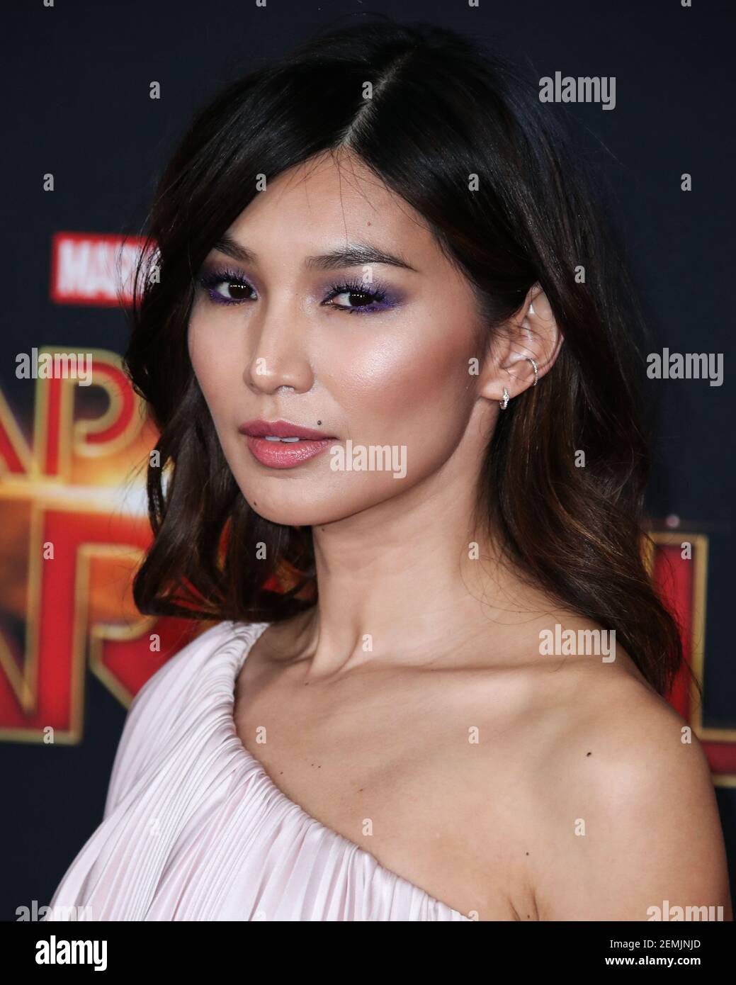 HOLLYWOOD, LOS ANGELES, CA, USA - MARCH 04: Actress Gemma Chan wearing ...