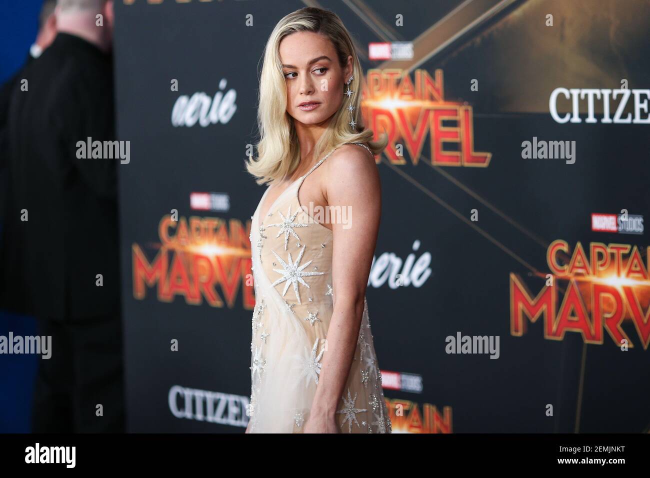 HOLLYWOOD, LOS ANGELES, CA, USA - MARCH 04: Actress Brie Larson wearing ...